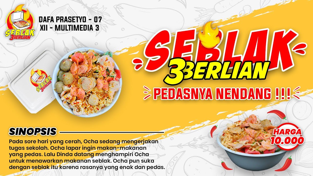 UKK - Iklan Komersial Produk UMKM SEBLAK 3 BERLIAN - YouTube