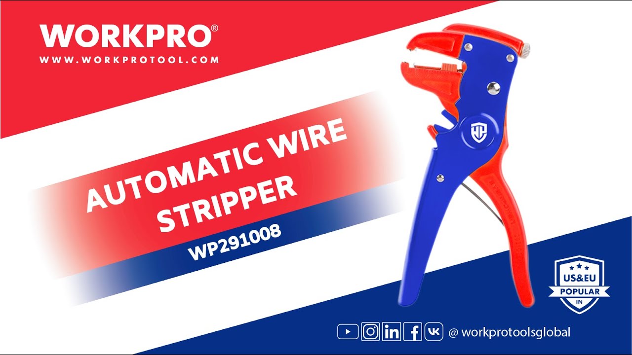 🔧 WORKPRO 2 in 1 Automatic Wire Stripper - Your Essential Tool for Effortless Wire Stripping! 🔧 ...