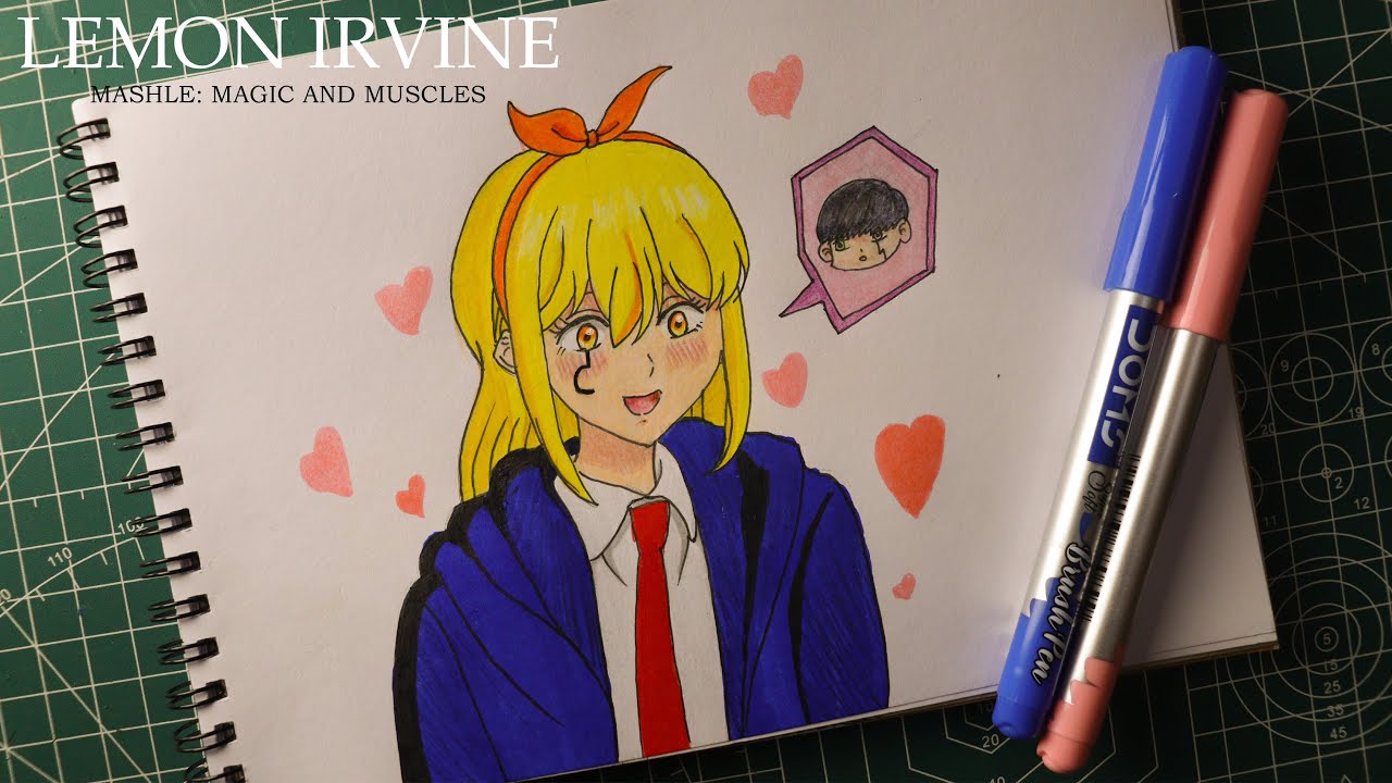 Drawing Lemon Irvine From Mashle: Magic and Muscles |Kamal Art Claws ...