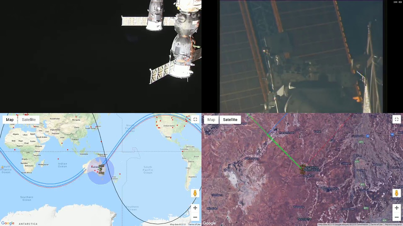 Sunrise Over Australia - NASA/ESA ISS LIVE Space Station With Map - 93 ...