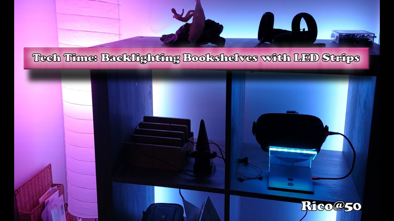 Tech Time: Back-lighting Bookshelves with Cheap LED TV Strip Lights ...