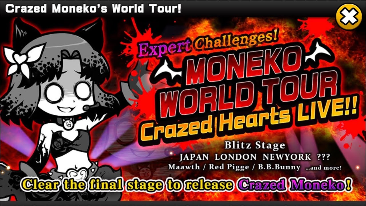 [The Battle Cats] MY NEW FAVORITE CRAZED CAT! | Crazed Moneko - YouTube