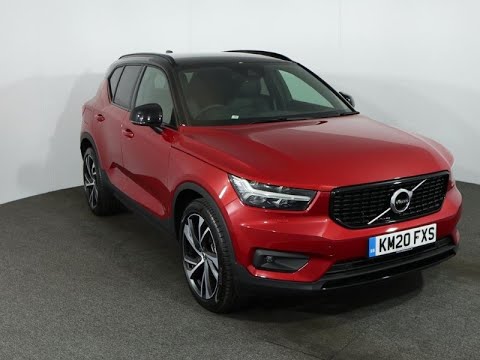 VOLVO XC40 2.0 D3 R DESIGN Finished in Fusion Red Metallic Paint. Reg ...