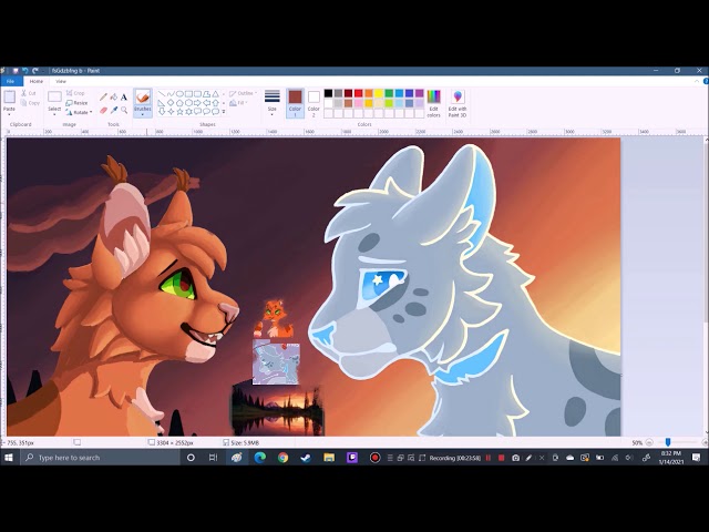 Cat Base Ms Paint