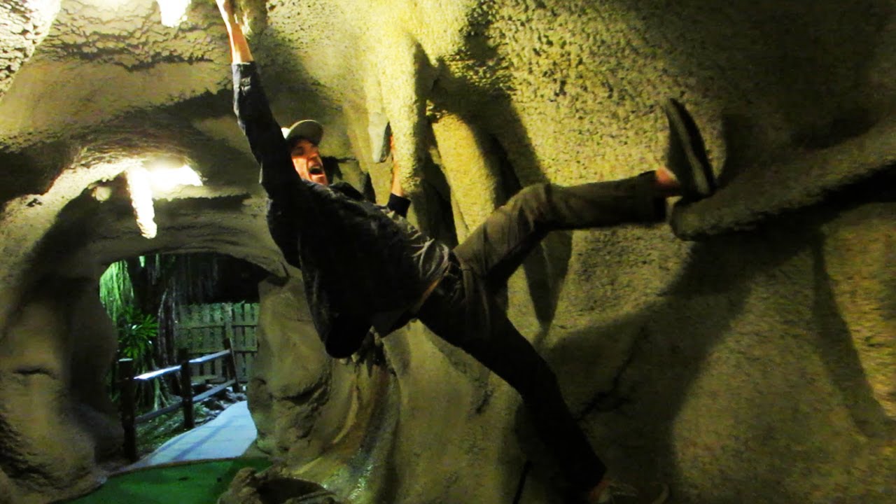CRAZY CAVE CLIMB! - YouTube