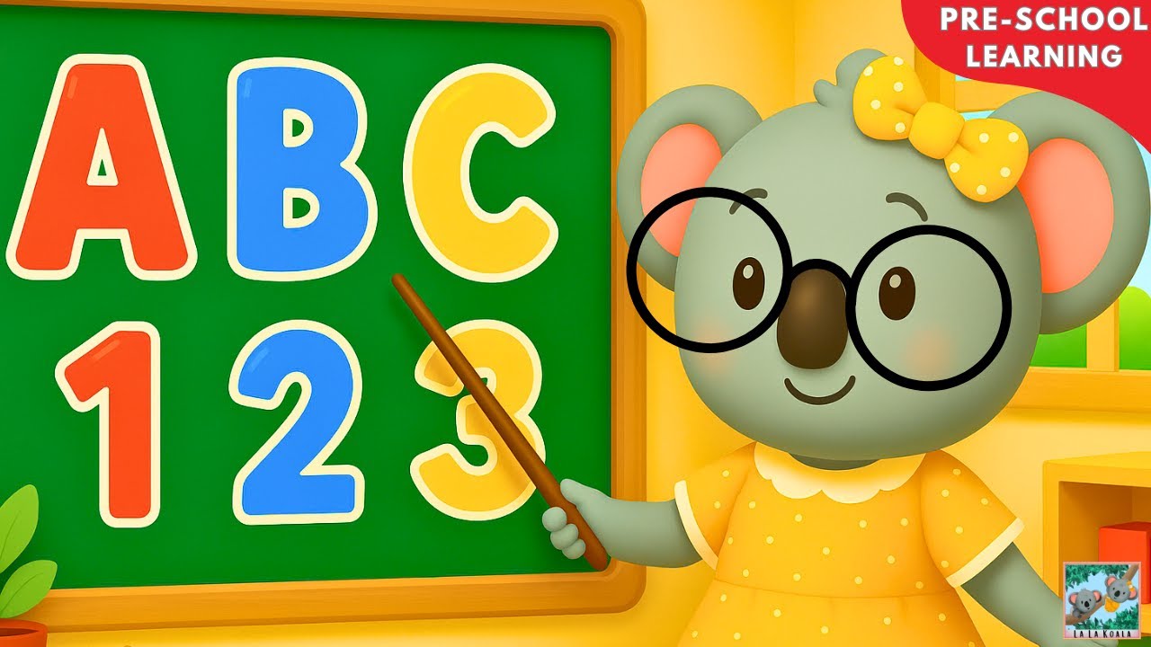 ABC and 123 Compilation Song | Learning Numbers and Alphabet for Kids ...