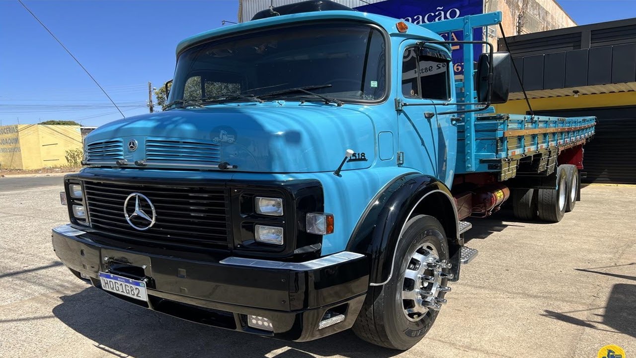 CAMINHÕES MERCEDES 1518 À VENDA - YouTube