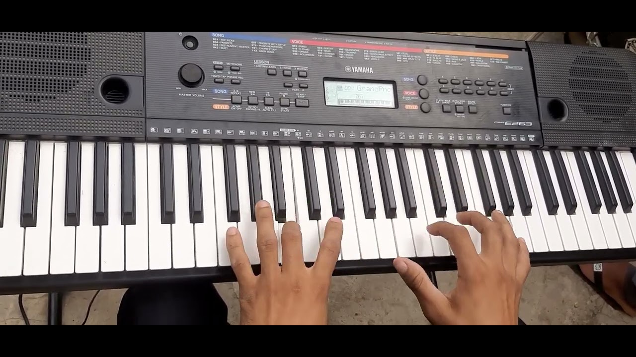 yamaha psr e263 merengue - YouTube