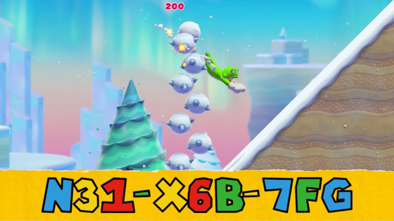 Snowy Slopes by Bluesaurus - Super Mario Maker 2 - YouTube