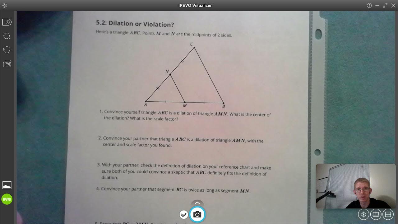 IM Geometry Unit 3 Lesson 5 Activity 2 Question 1 Pair Share - YouTube