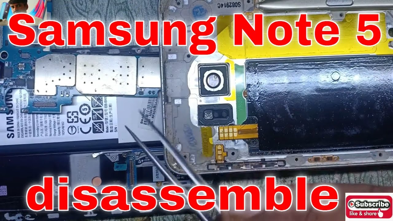 samsung note 5 disassembly Restoration Galaxy note 5 - YouTube