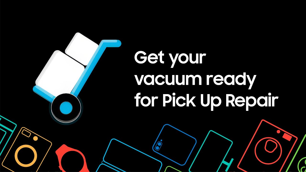 How to get your Samsung Vacuum Cleaner ready for Pick Up repair - YouTube