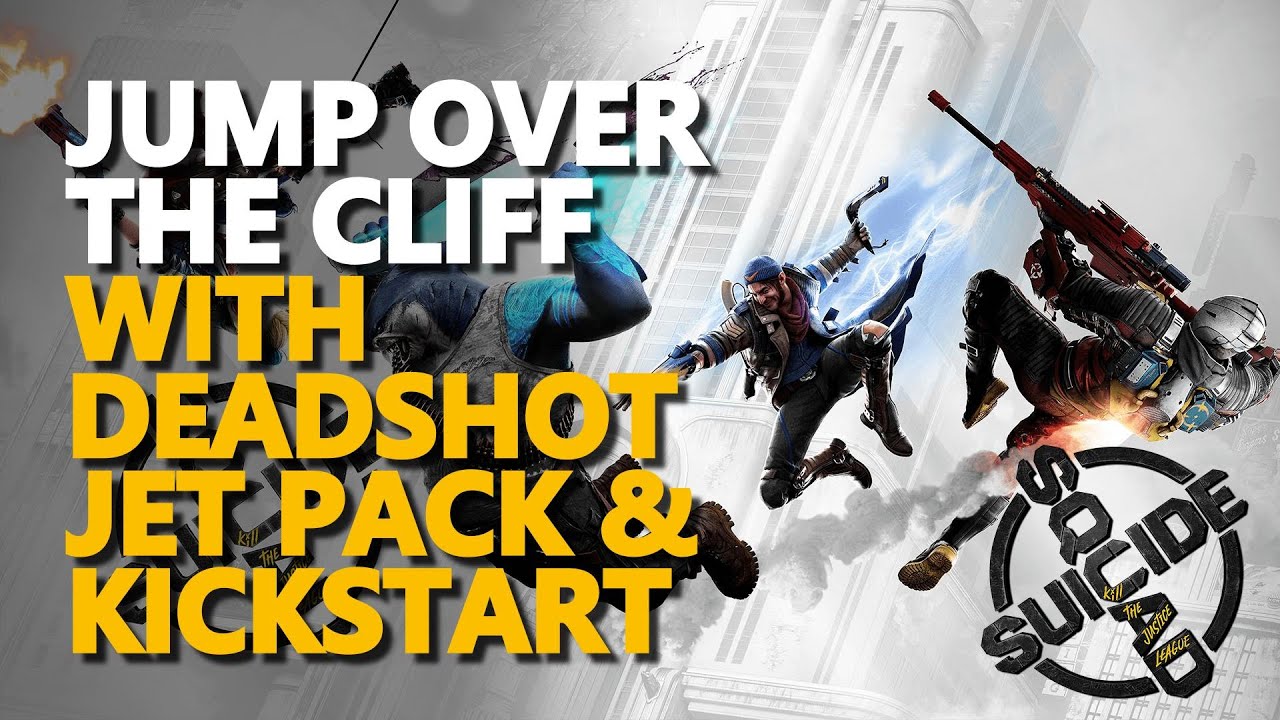 Jump over the cliff with Deadshot Jet Pack and Kickstart Suicide Squad ...