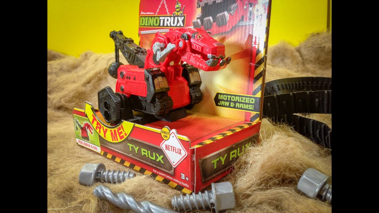 Dinotrux Ty Rux unboxing - YouTube