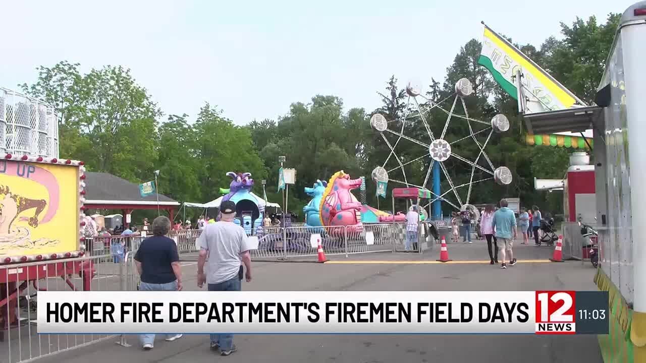 Homer Fire Department holds annual Firemen’s Field Days - YouTube