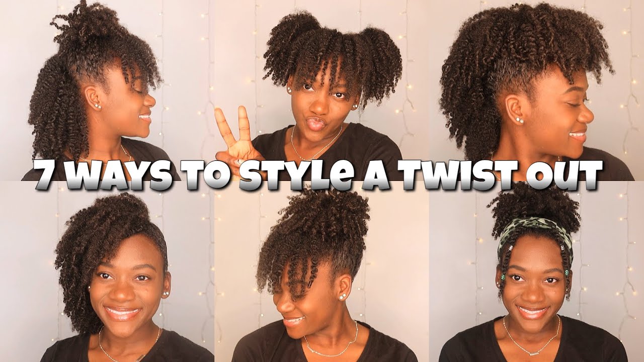 How to style a Twist Out| Natural hair Tutorial - YouTube