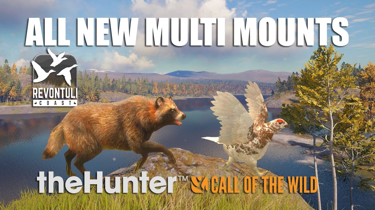 Revontuli Coast New Multi Mounts - theHunter Call Of The Wild - YouTube