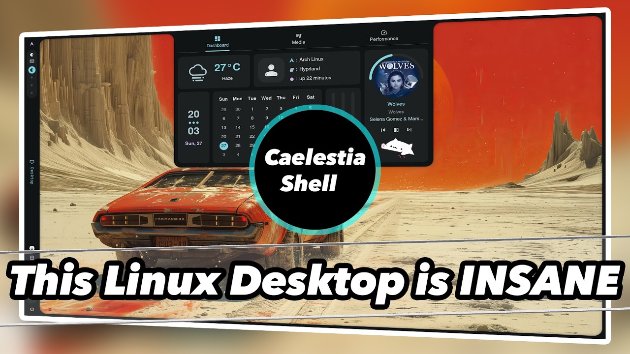 THIS ARCH HYPRLAND SETUP WILL BLOW YOUR MIND 🤯 (Ft. CAELESTIA DOTS ...