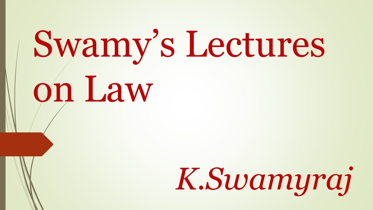 SI PROMOTION EVIDENCE ACT REVISION SEC 107 TO 167 - YouTube