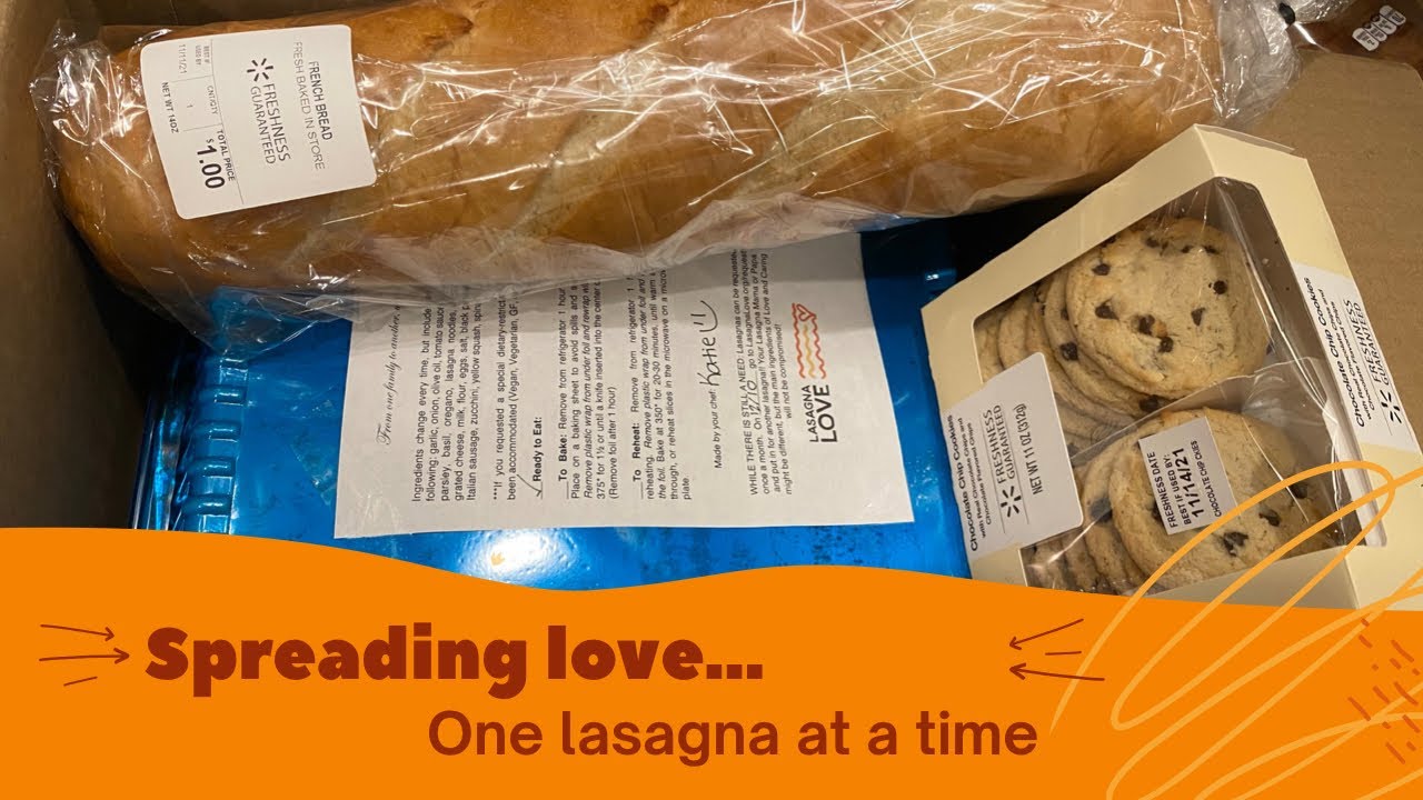 Spreading love…one lasagna at a time | Lasagna Love - YouTube