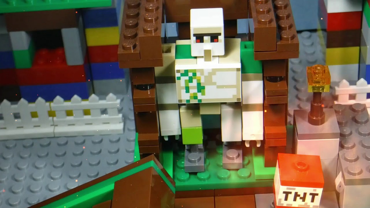 LEGO Minecraft: The Pillager Raid - YouTube