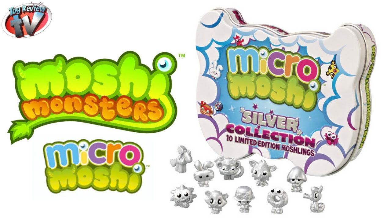 Moshi Monsters Micro Moshi Silver Collection Limited Edition Tin Review ...