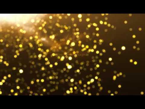 golden particles overlay background video effects | golden particles ...
