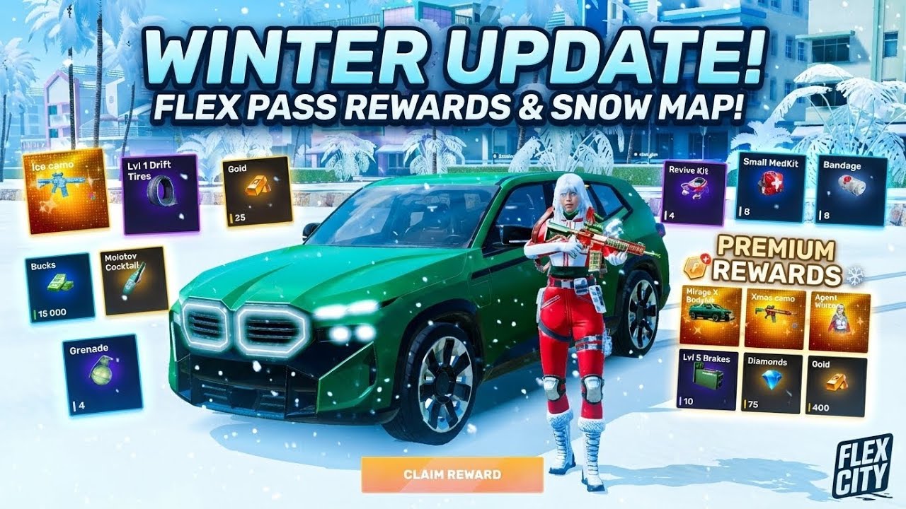 Flex City Winter Update 1.7: Snow Map + New Flex Pass Review #flexcity ...