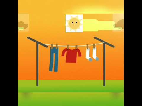 Why do wet clothes dry quicker in the sun than in the shade?||Class 9 ...