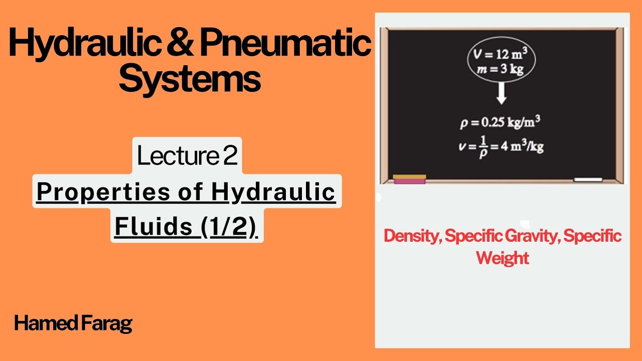 Hydraulic and Pneumatic Systems Lecture (2) "Properties of Hydraulic ...