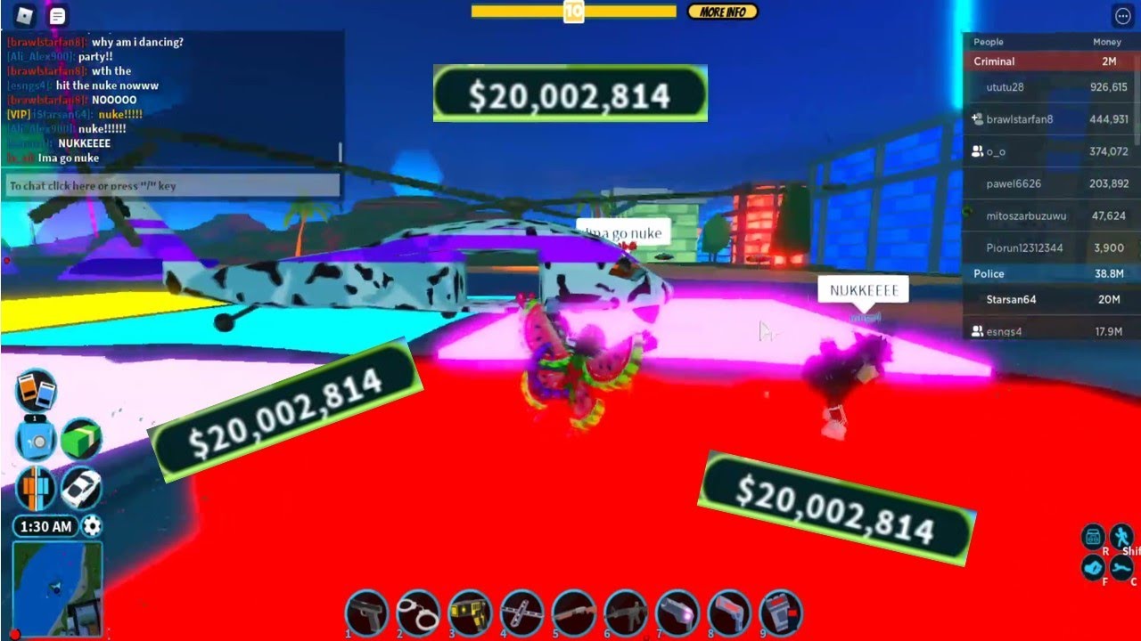 HITTING 20 MILLION CASH!!!! in roblox jailbreak - YouTube