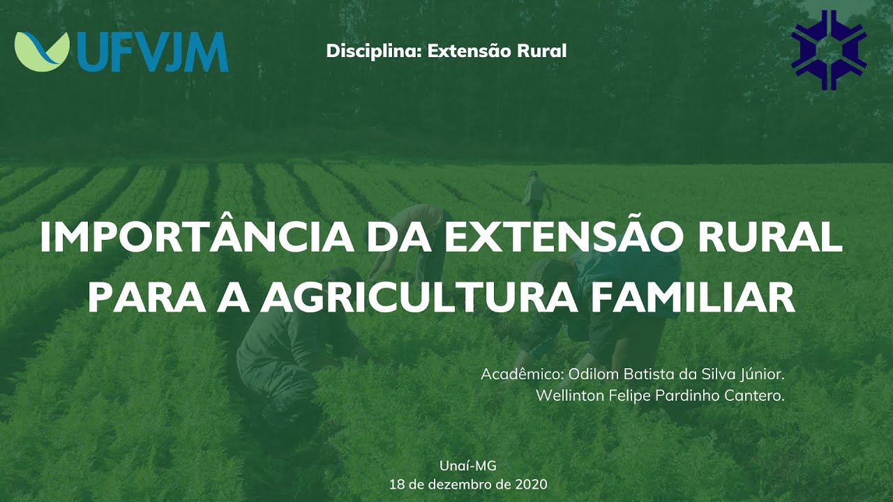 Extensão Rural: Importância da Extensão Rural para a Agricultura ...