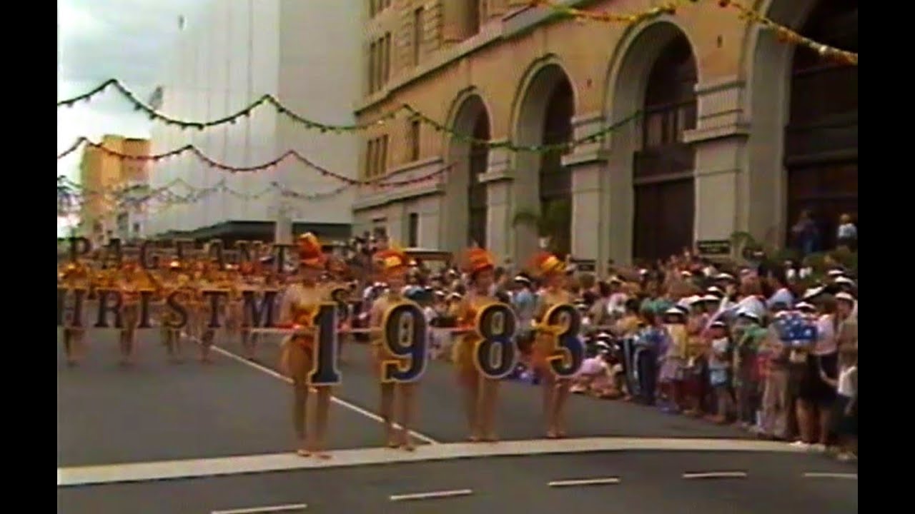 Channel 7 1983 Perth Christmas Pageant. In full Perth 80's glory ...
