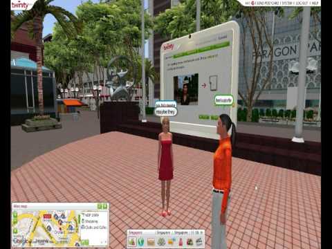 Twinity Tutorial - How to chat - YouTube