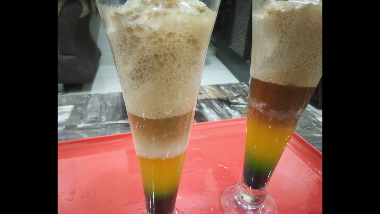 Tri-color Summer Drink Recipe in Hindi || 4 ingredient yummy drink ...