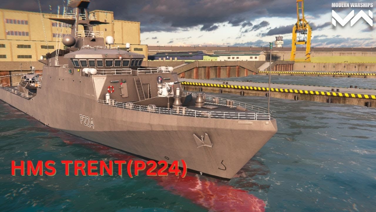 HMS Trent(P224) Tier 1 Corvette Common -Online Gameplay-Modern Warships ...