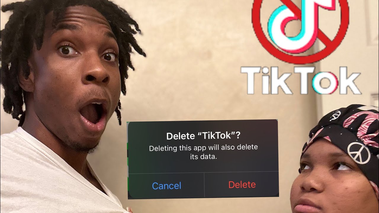 I DELETED TIKTOK OFF MY SISTER PHONE PRANK MUST WATCH!!!(SHE CRASHED ...