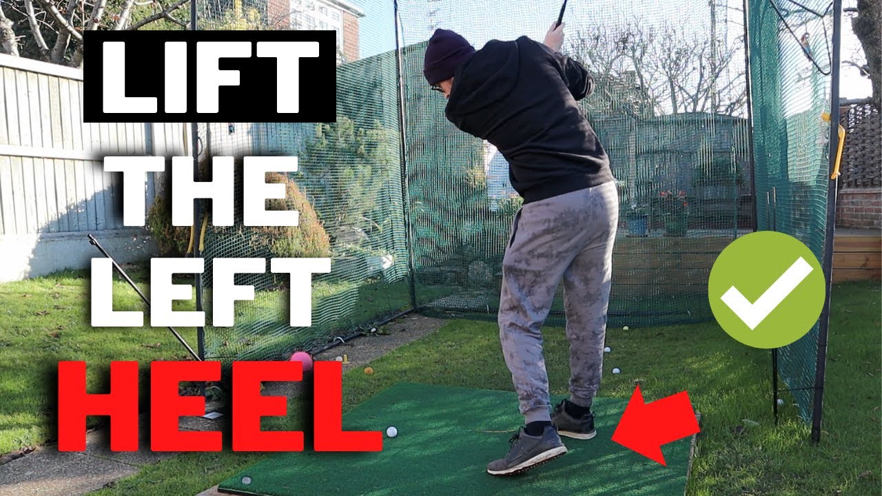 LIFT THE LEFT HEEL FOR LONGER AND STRAIGHTER GOLF SHOTS - YouTube