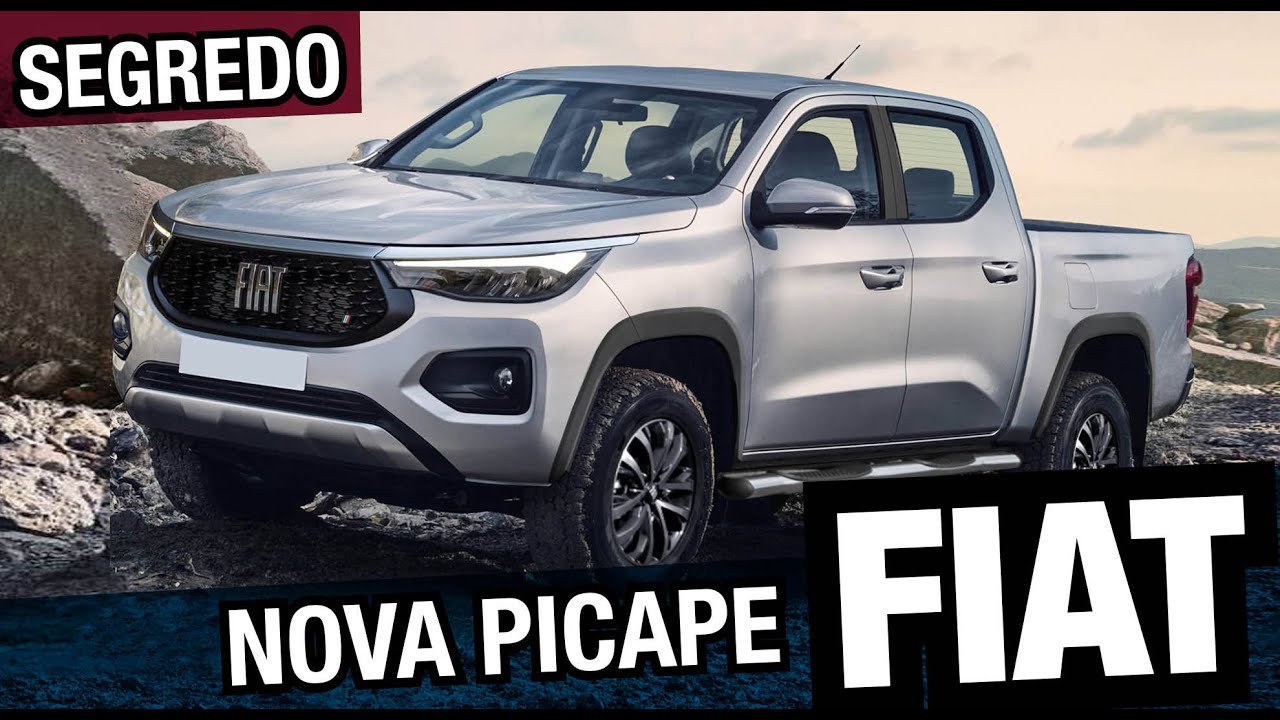 Nova picape Fiat vem aí pra concorrer com Hilux, Frontier, S10 e outras ...