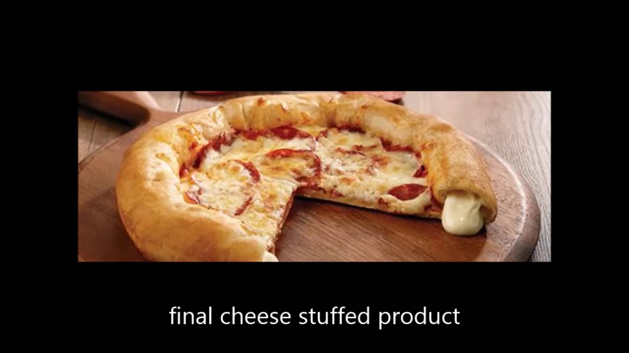 Industrial Stuffed Crust Pizza Production Equipment - YouTube