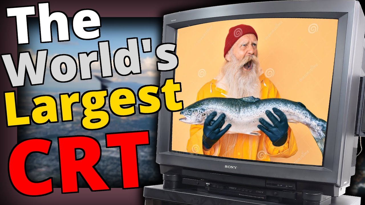 I Flew Out To See The World's Largest CRT - Sony PVM-4300 - YouTube