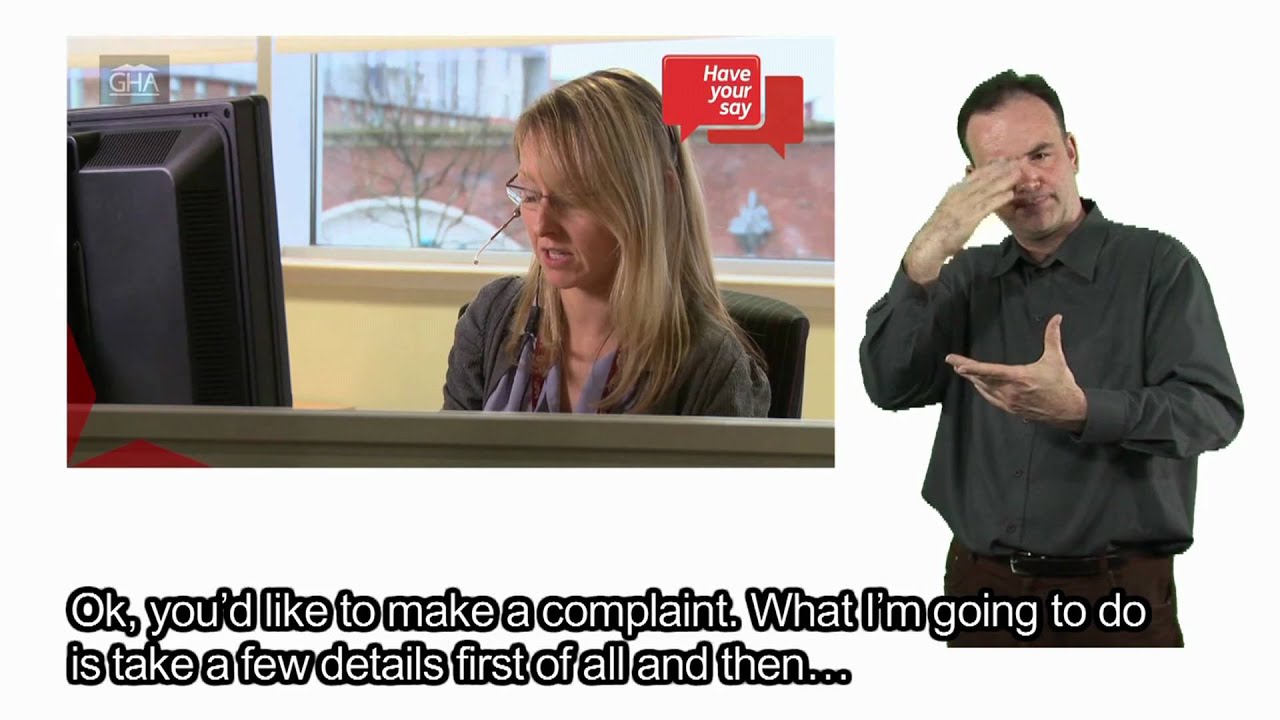Sign language and subtitles-Complaints, comments and compliments. - YouTube