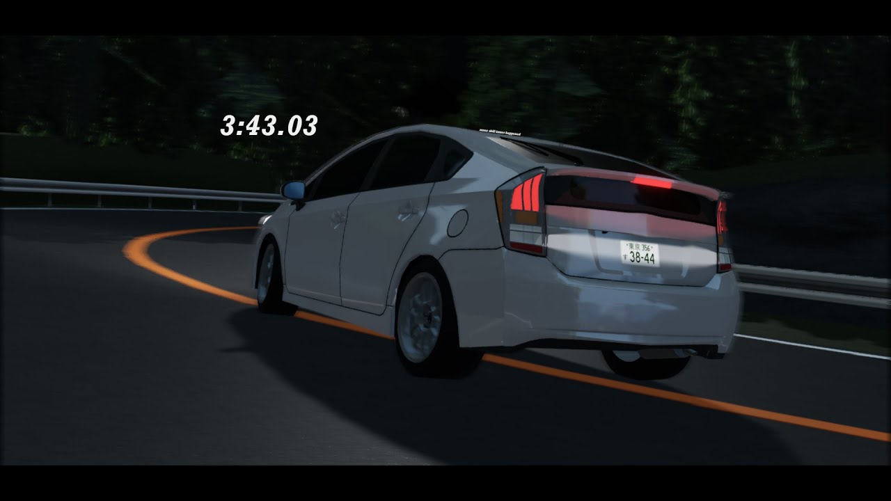 Time attacking an tuned prius on Midnight Racing Tokyo - YouTube
