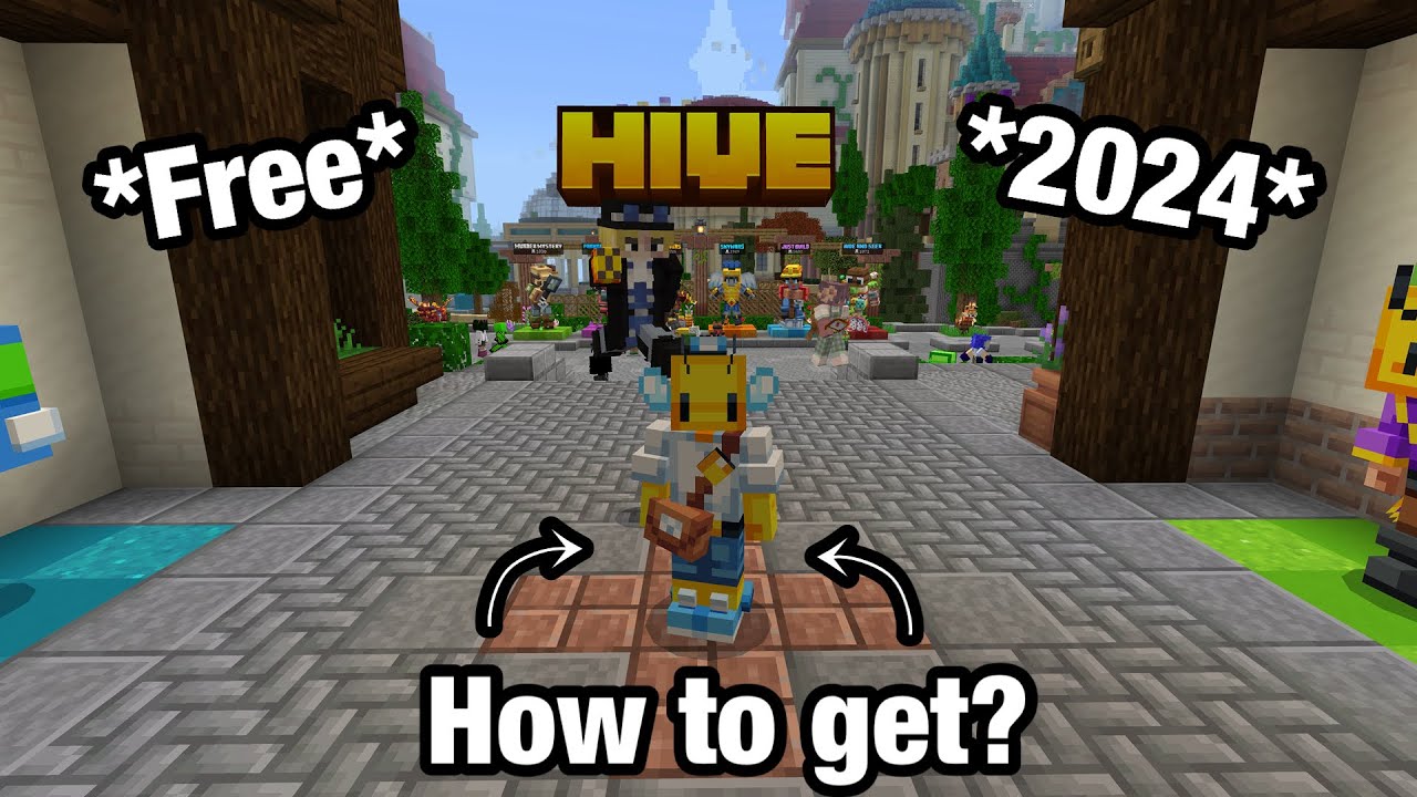 How to get the mail bee skin in the hive free 2024! #minecraft#hive# ...