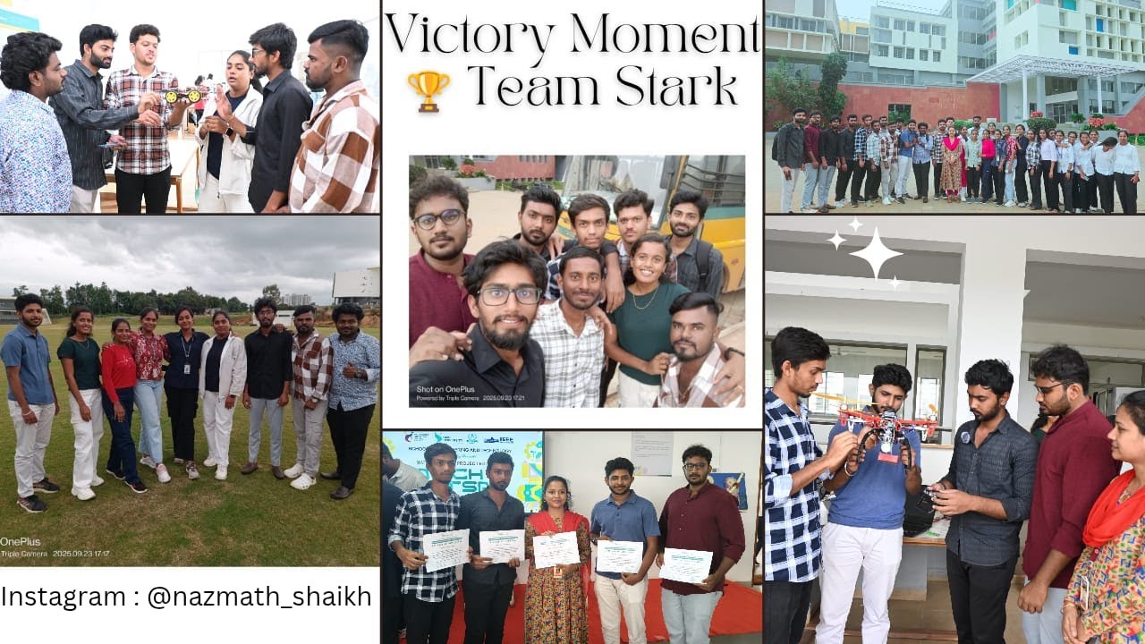 Team Stark’s Epic Winning Moment at CMR Tech Utsav 2025! | Nazmath Pasha | Nazmathfam # ...