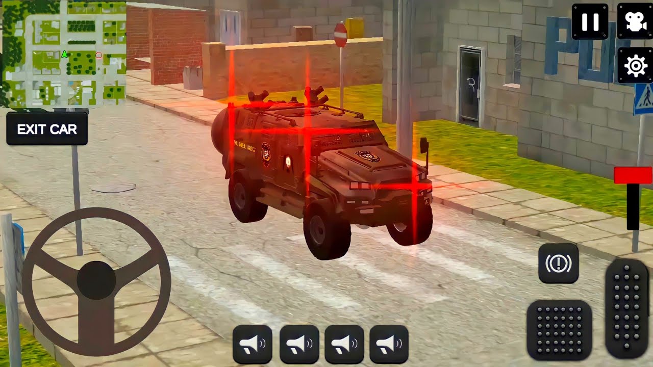 Police Special Operations Armored Car Simulation ~ Android Game Play ...