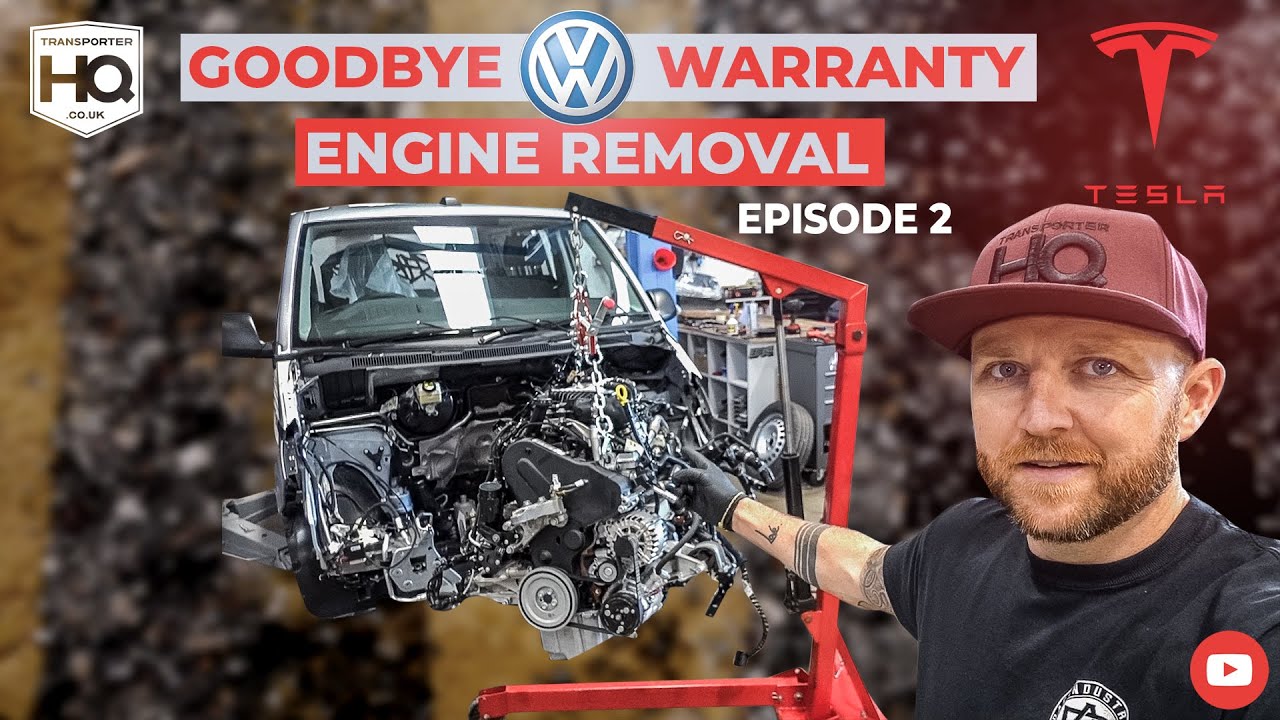 Tesla Powered VW Transporter T6.1 Episode 2. Goodbye VW Warranty ...