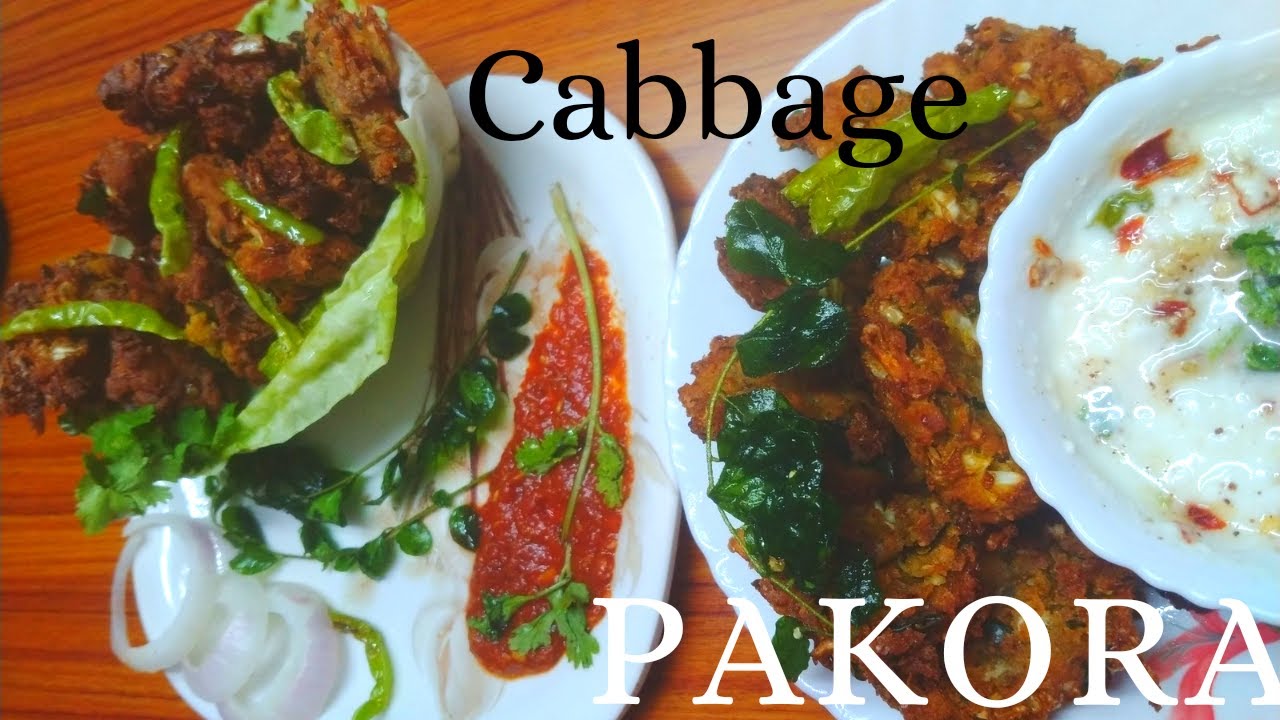 Cabbage pokora receipe|Crunchy Cabbage pakoda|Crispy Bites|With Dahi ...
