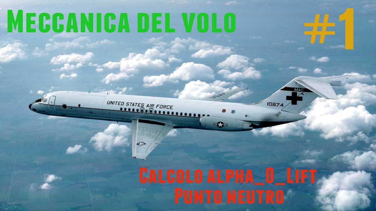 Meccanica del volo - Alpha_0_Lift e punto neutro - YouTube