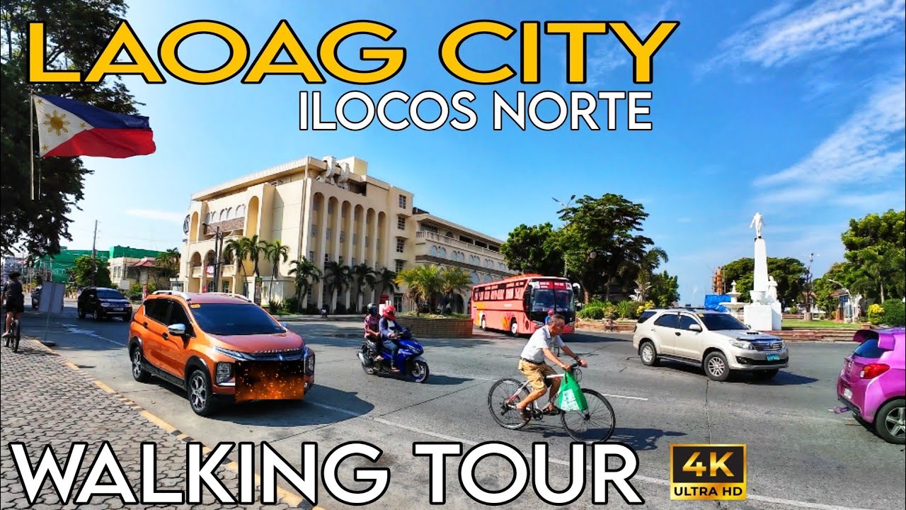 Walking Tour at Laoag city ilocos Norte Philippines #walkingtour - YouTube